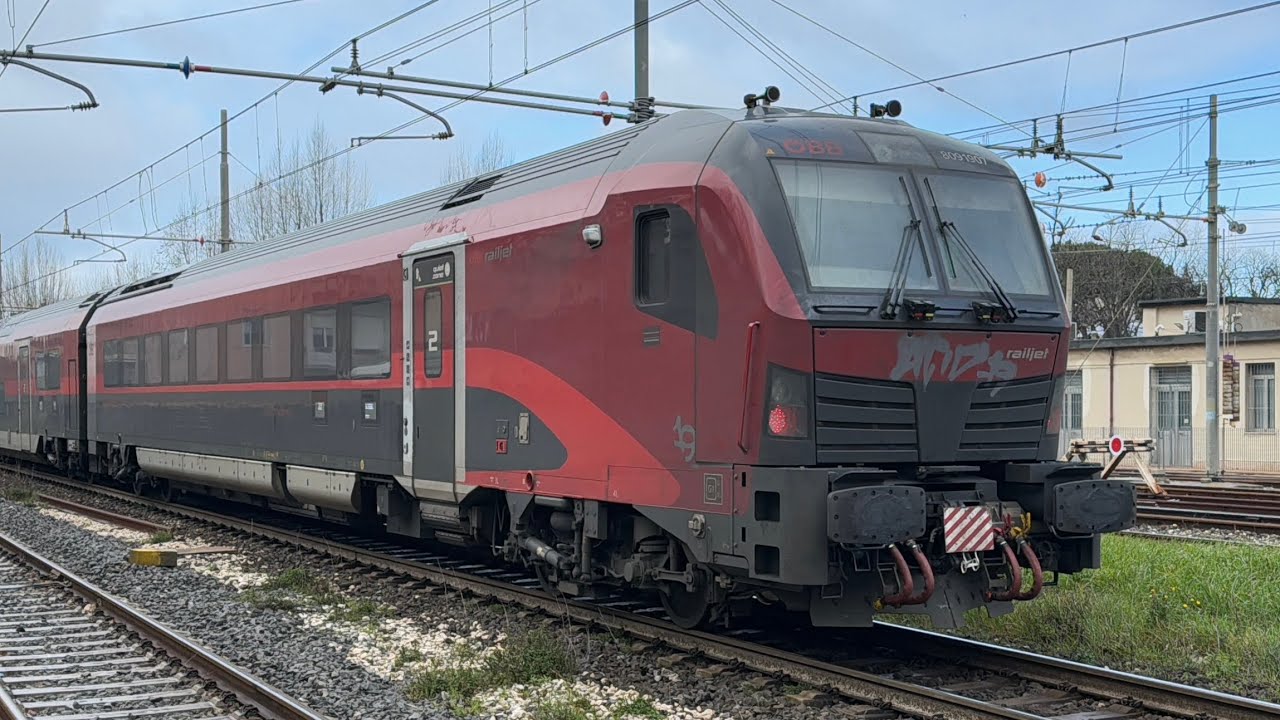 IL TRENO RAILJET DI ÖBB arriva a ANCONA! - YouTube
