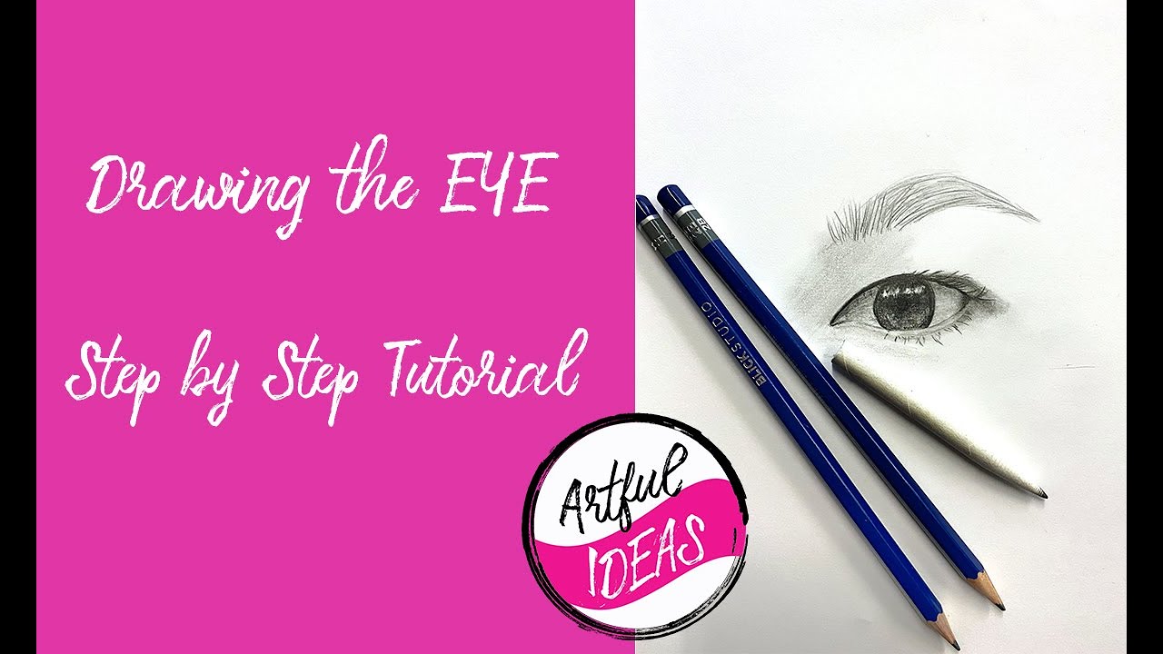 Eye drawing tutorial - YouTube