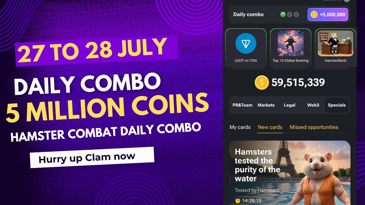27 to 28 july Daily Combo | hamster combat daily combo 28 july | daily ...