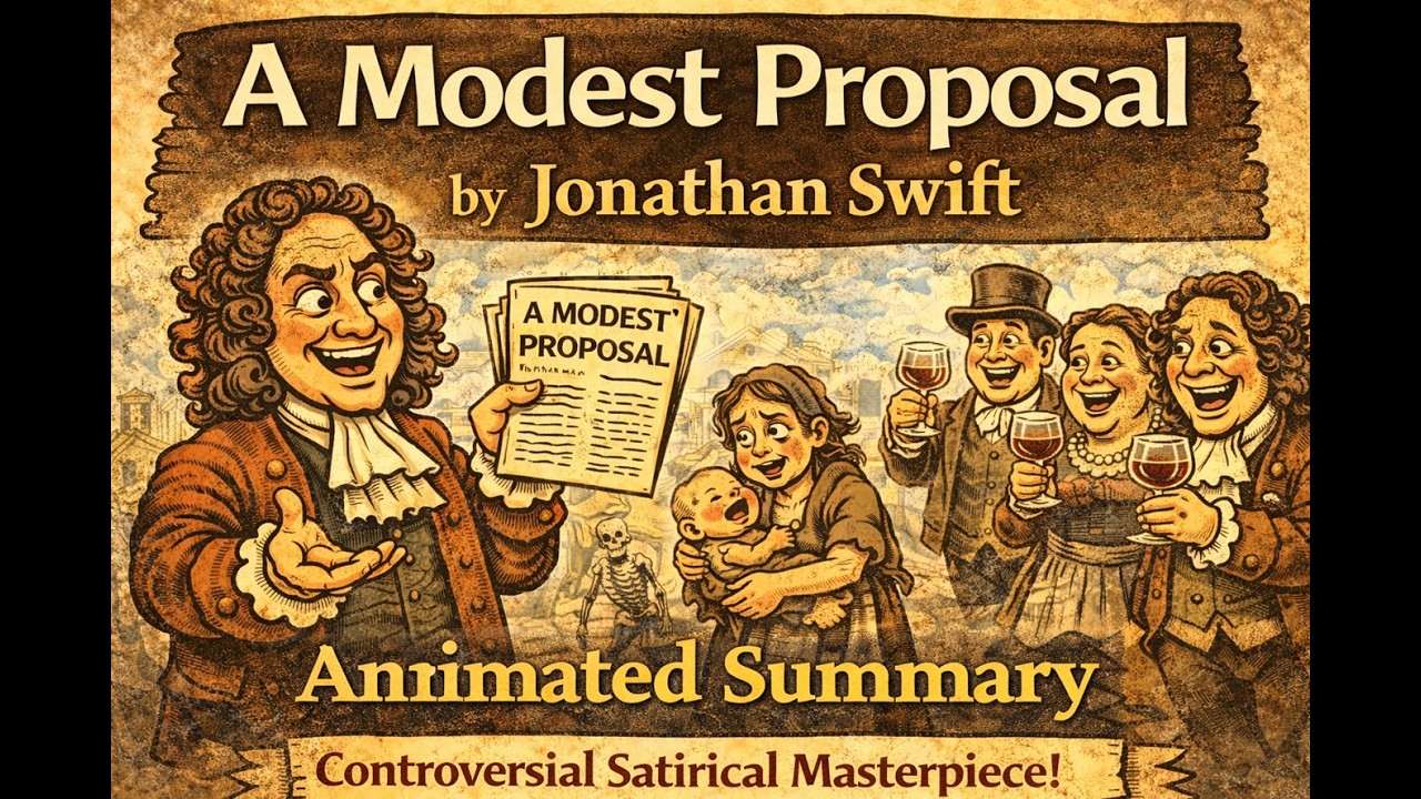 Animated summary of A Modest Proposal by Jonathan Swift - YouTube