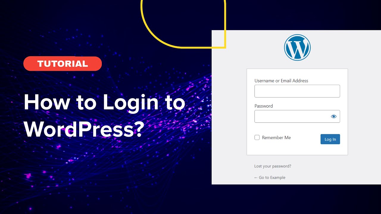How to Login to WordPress? (Beginner's Guide) - YouTube