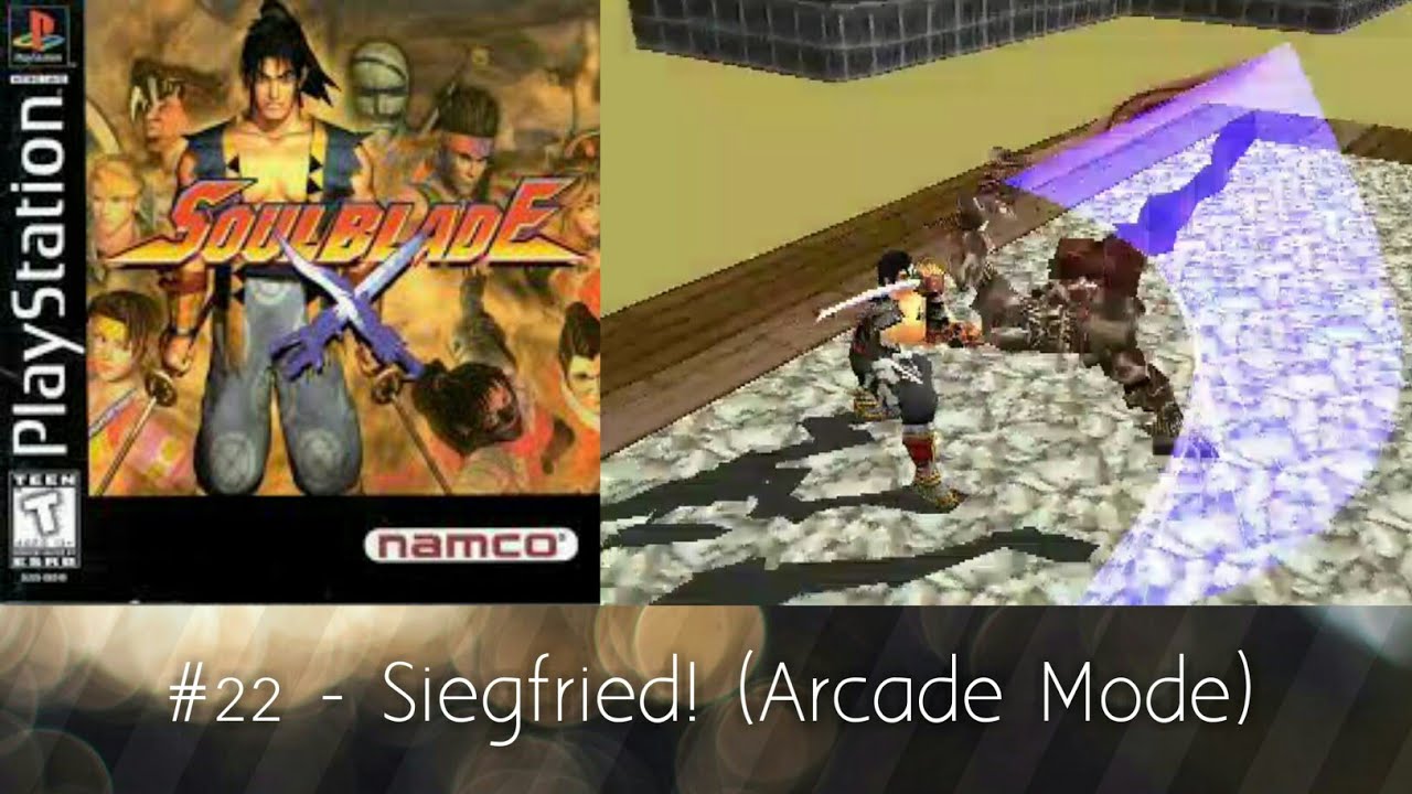 Soul Blade (PS1) - #22 Siegfried! (Arcade Mode) (No Comment) - YouTube