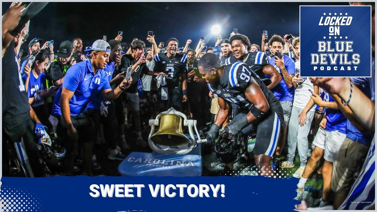 Duke Football Defeats UNC Tar Heels | Duke Blue Devils Podcast - YouTube