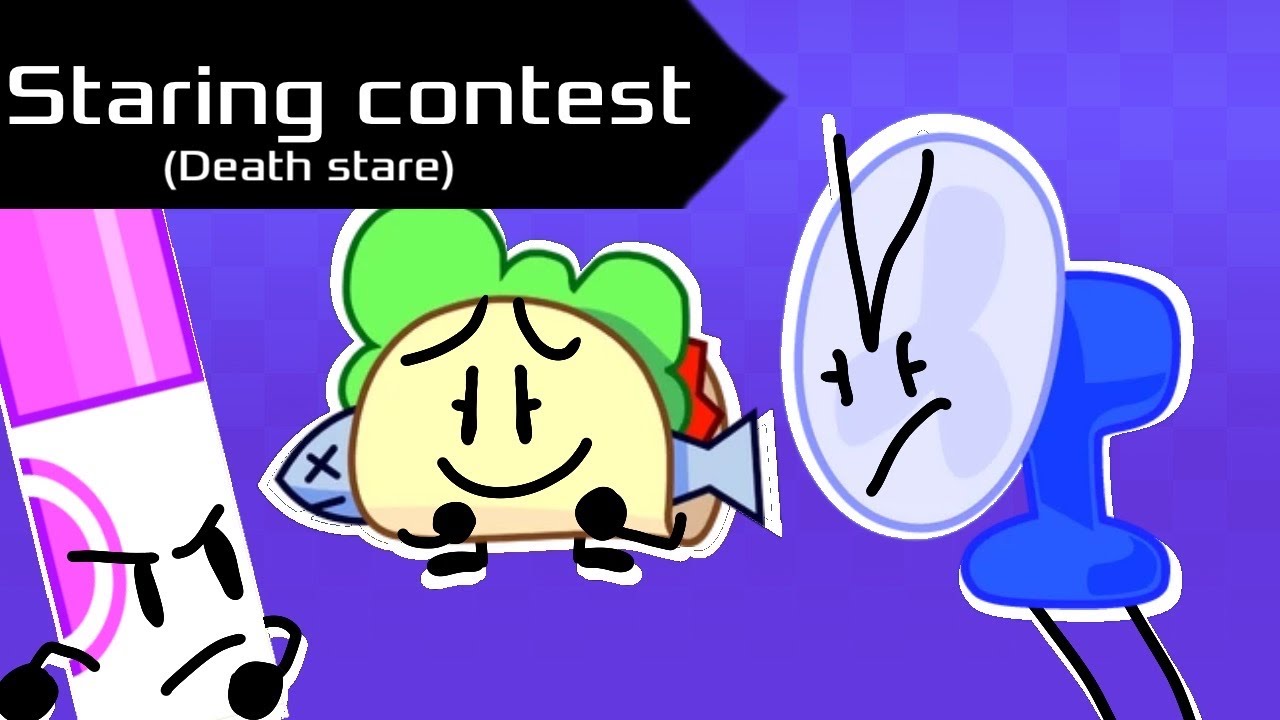 Staring contest(early bfb style test) - YouTube