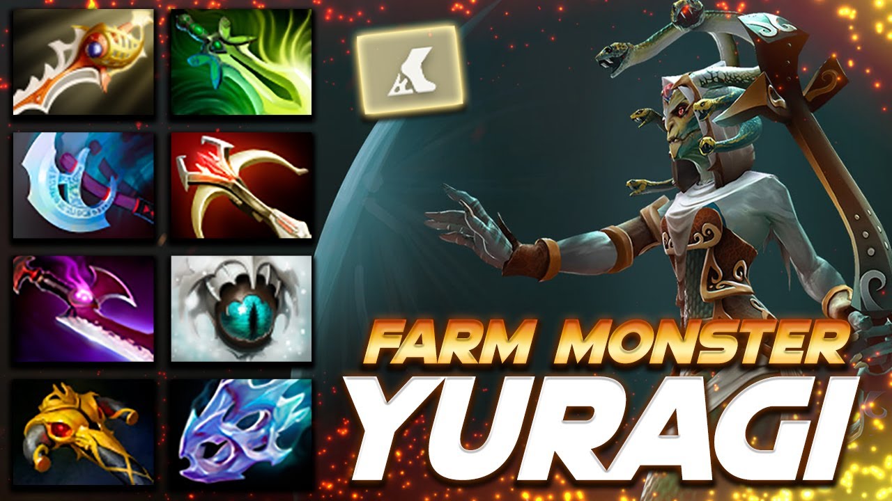 Yuragi Medusa Farm Monster - Dota 2 Pro Gameplay [Watch & Learn] - YouTube