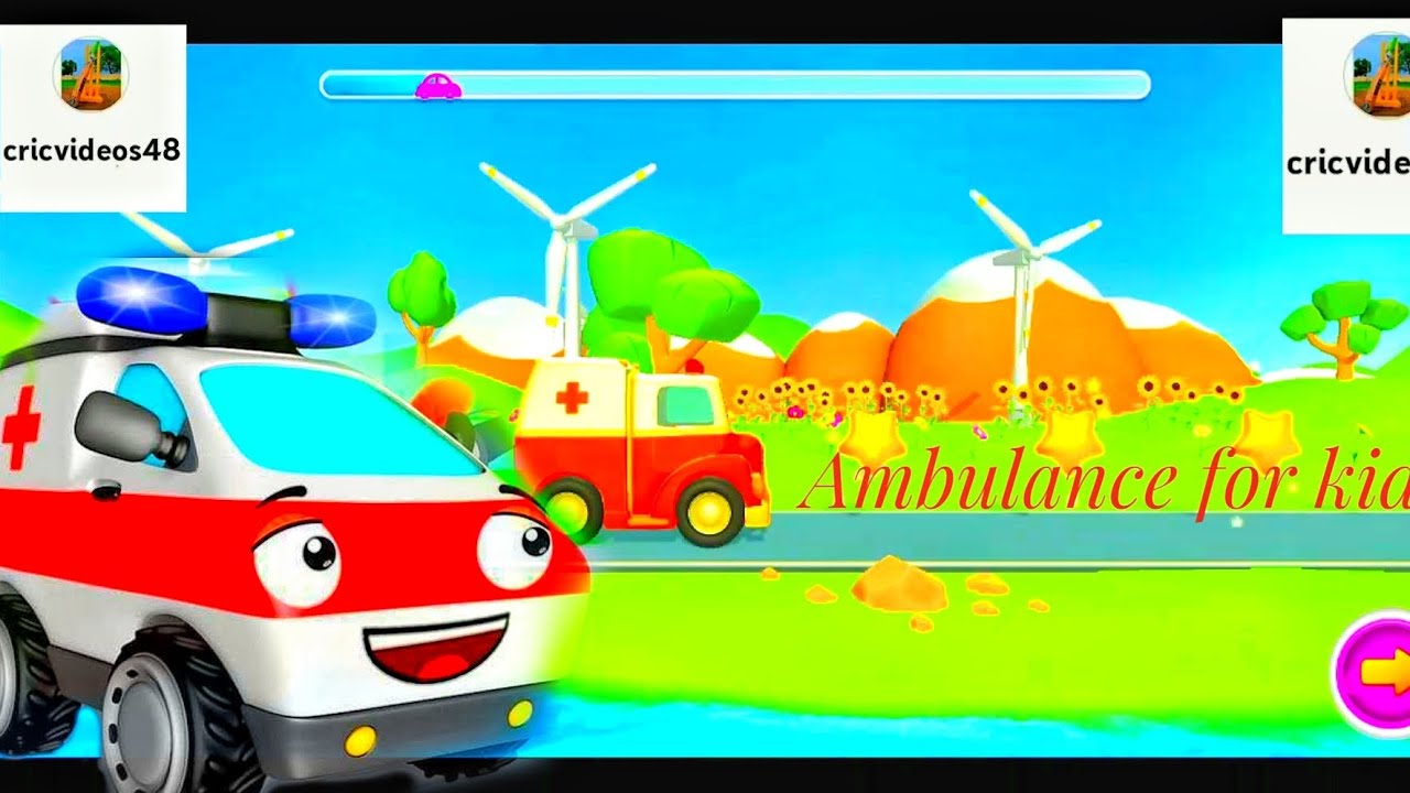 Ambulance for kids||kids cartoon videos||kids animation video||video ...
