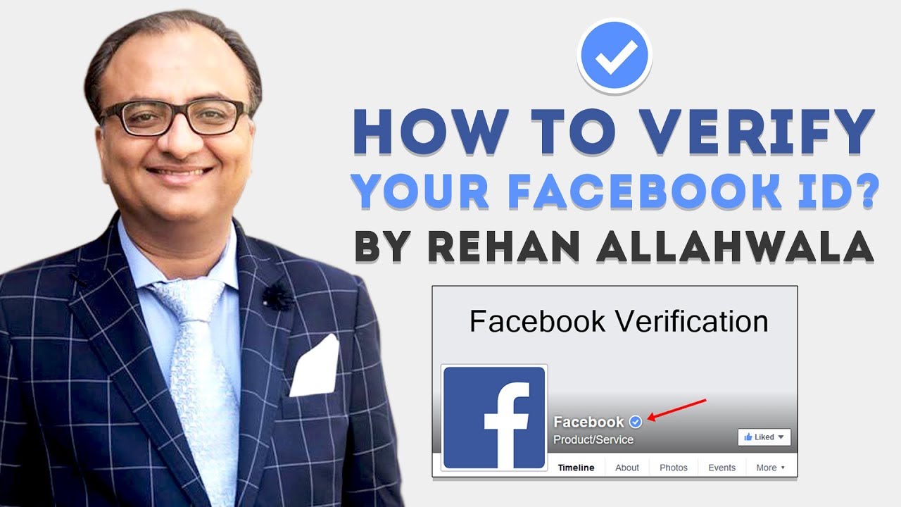 How to verify your Facebook ID by Rehan Allahwala - YouTube