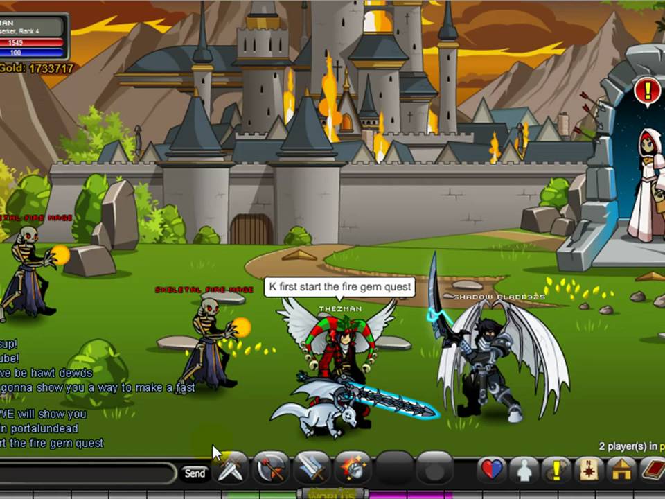 AQW-Fire Gem Quest - YouTube