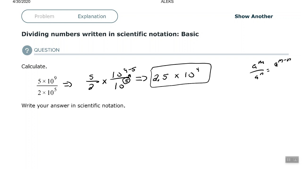 Dividing Numbers Written In Scientific Notation Basic YouTube dividing-numbers-written-in-scientific-notation-basic-youtube