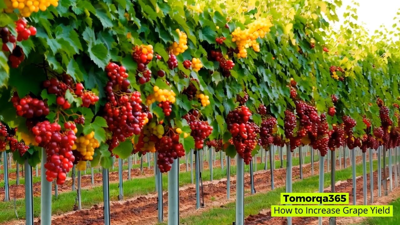 How to Increase Grape Yield? #how #grape #garden #increase #yield - YouTube