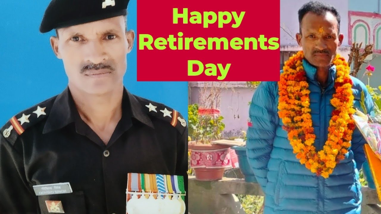 indian army || retirement day celebration|| #army #indianarmy - YouTube