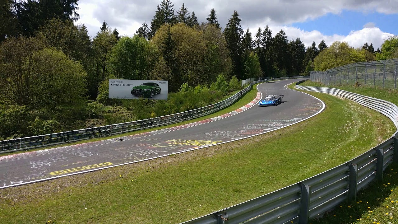 BRUTTIVIDEO @ Nurburgring - Volkswagen ID.R LAP RECORD youtube corner ...