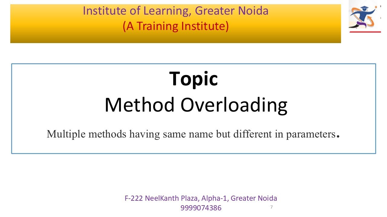 Method Overloading - YouTube
