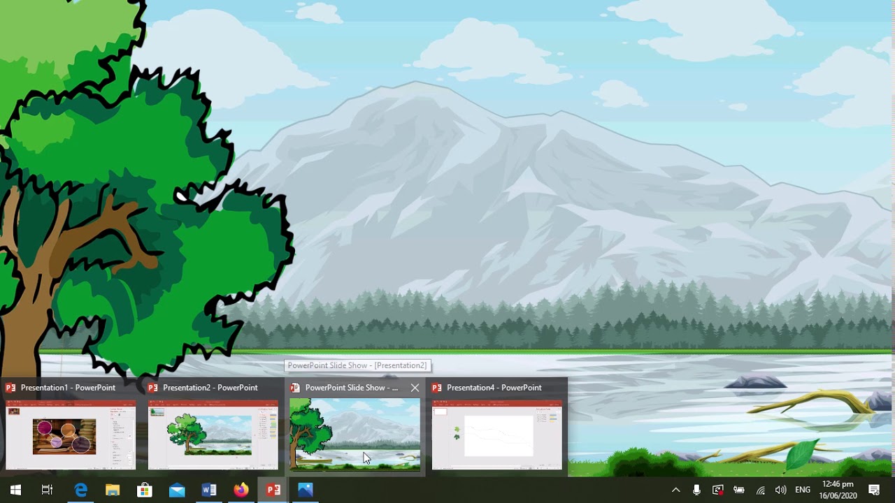 simple animated scenes in powerpoint presentation 2016 - YouTube