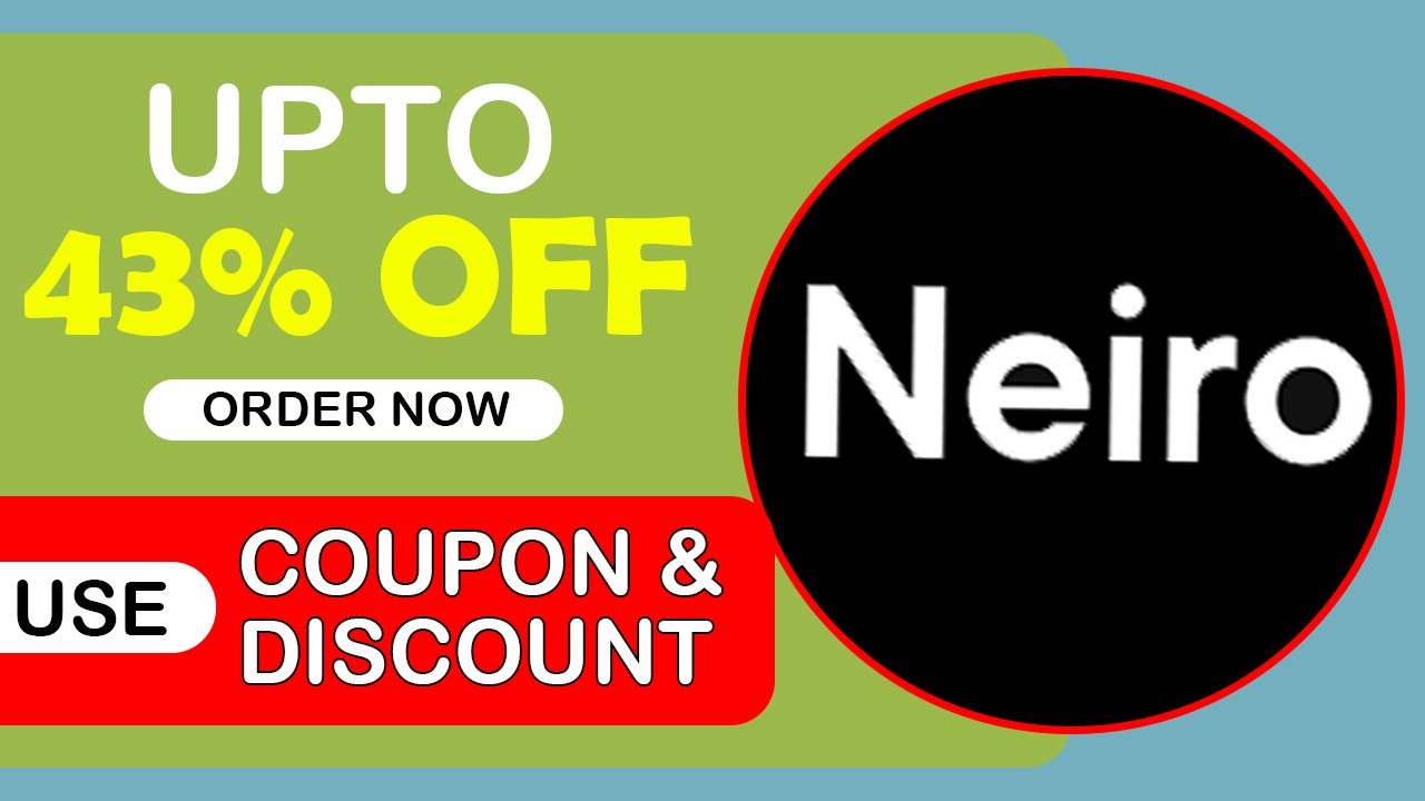 Neiro Studio Coupon & Discount Code - studio.neiro.ai - YouTube