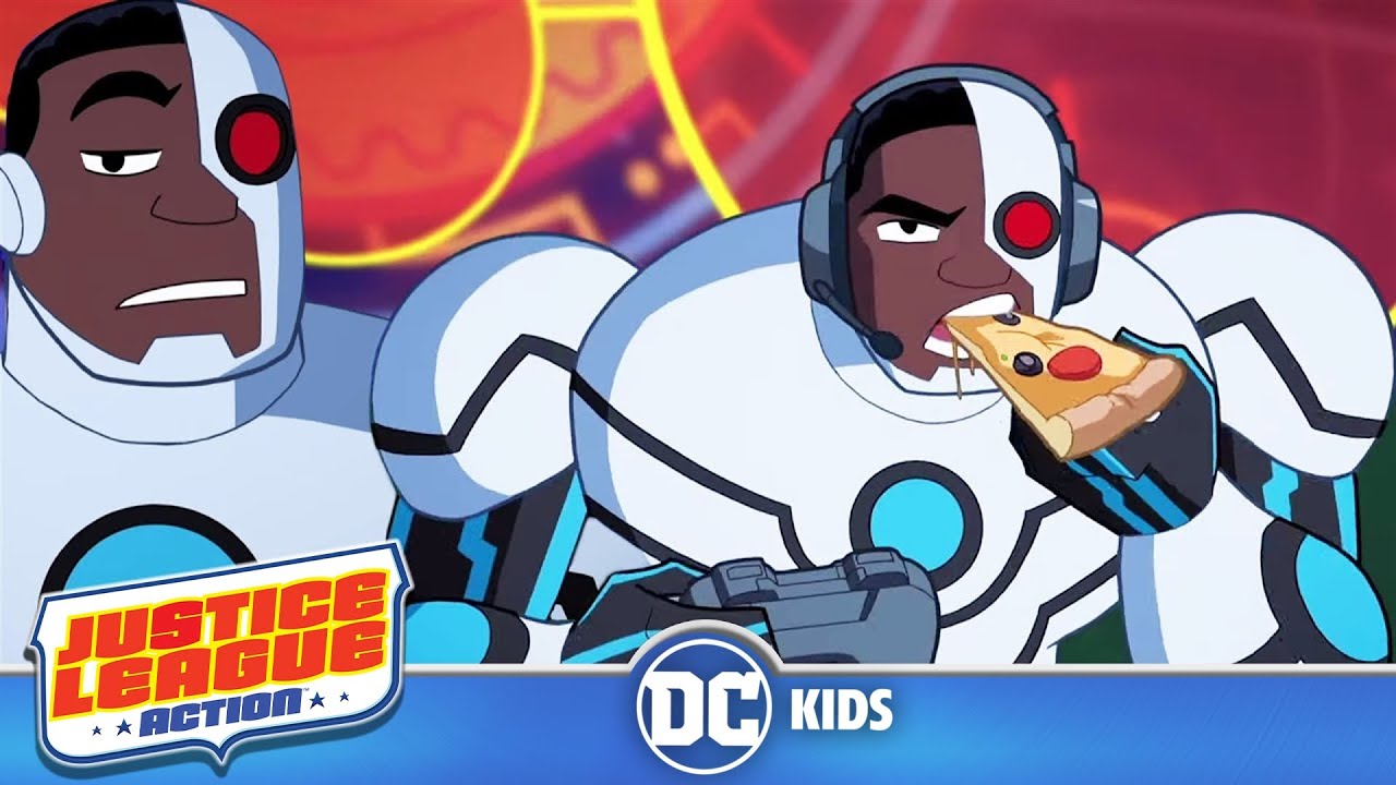 Justice League Action | Cyborg's Best Moments in Justice League Action ...
