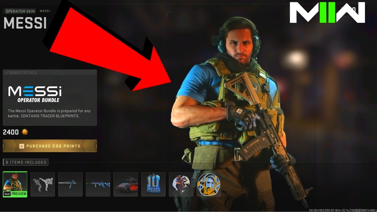 *NEW* MESSI OPERATOR BUNDLE in MODERN WARFARE 2! - YouTube