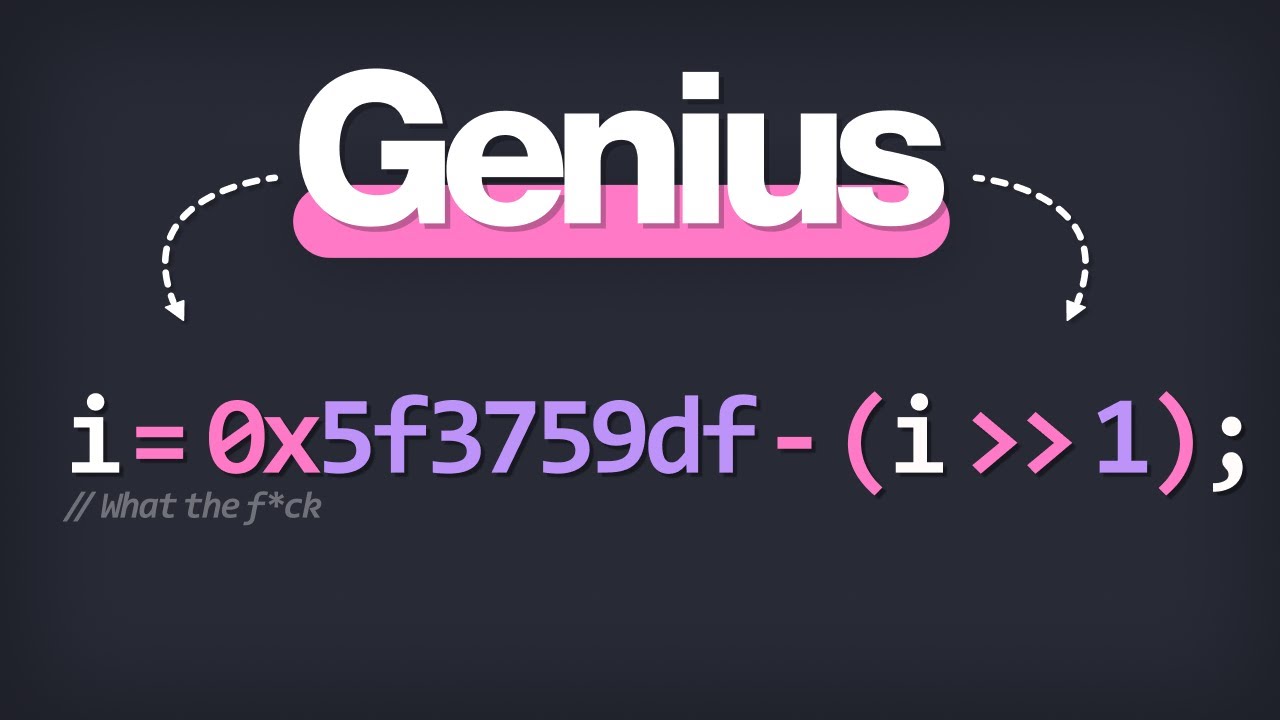 The GREATEST Line of Code Ever Written | Part 1 - YouTube