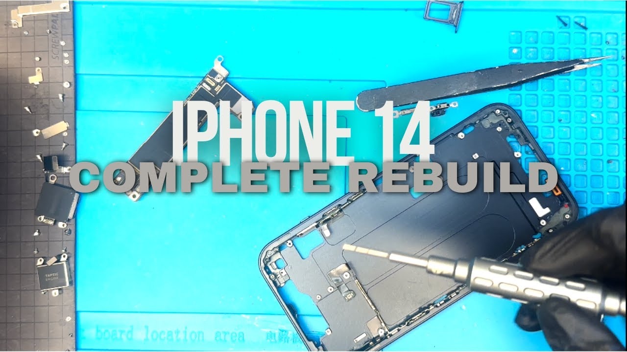 iPhone 14 Smashed & Rebuilt from Scratch! 🔧📱 | Full Restoration - YouTube