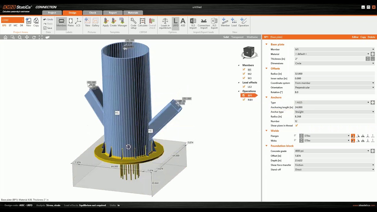 Connection Wednesdays – Anchorage of a spherical storage tank - YouTube