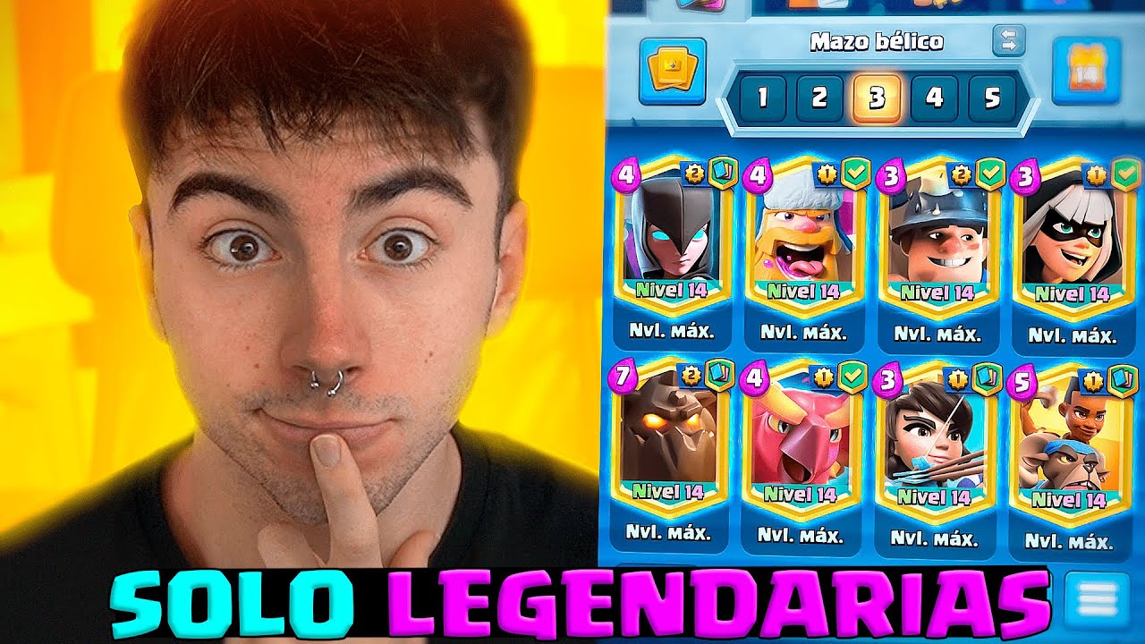 HUMILLO A TODOS MIS RIVALES CON SOLO LEGENDARIAS😈 - YouTube