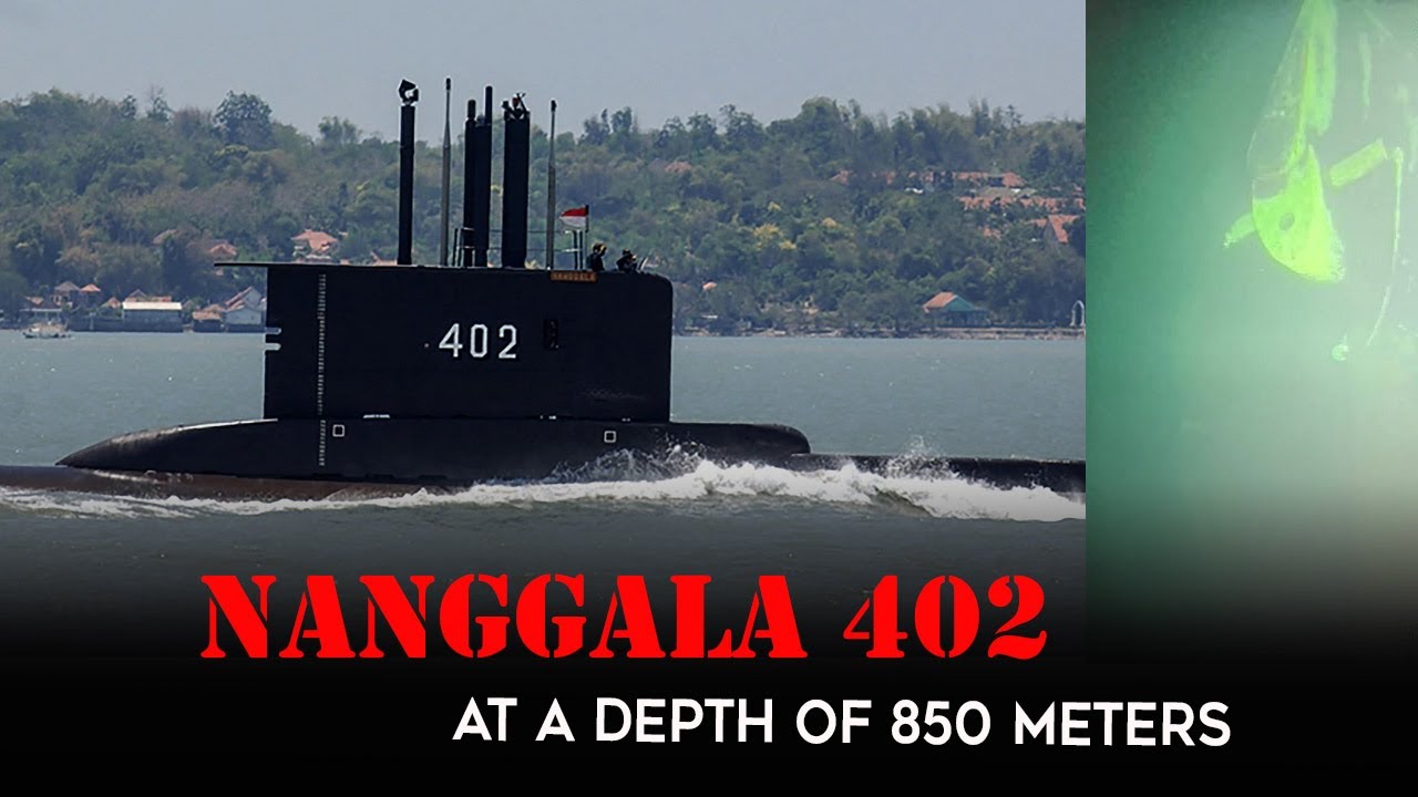 Images of Indonesian Nanggala 402 at a Depth of 850 meters - YouTube