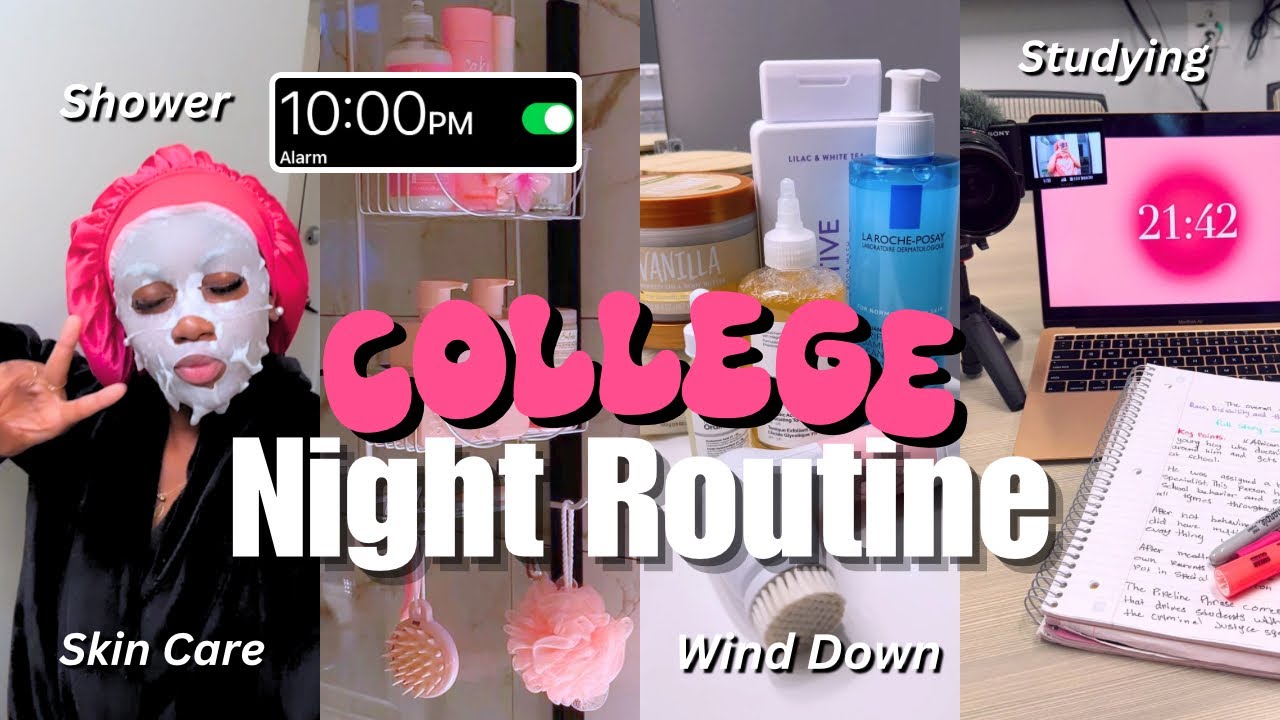 My College Night Routine 🫧 | Freshman 2024 | Marquiece Nicole | - YouTube