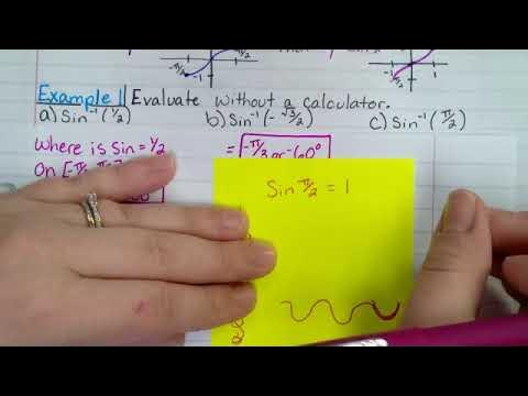 Precalculus Lesson 4.7a - Inverse Trigonometric Functions - YouTube