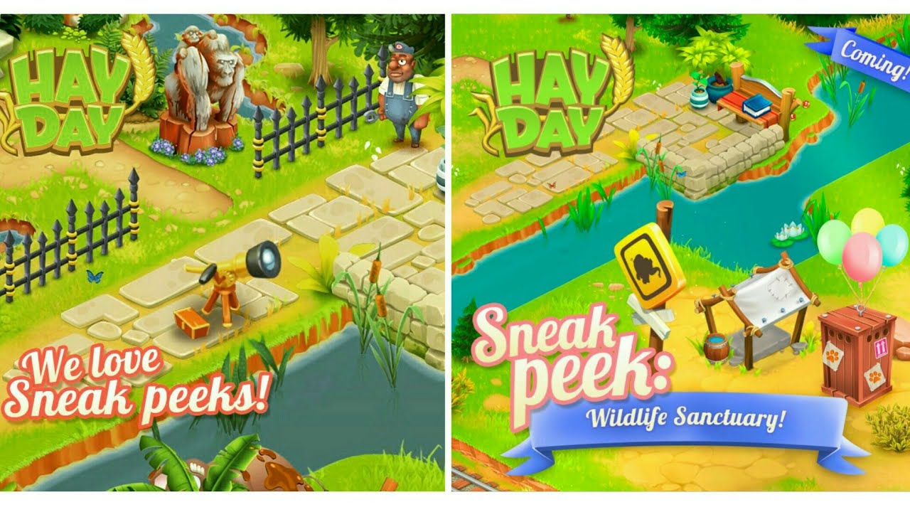 Hay Day Update Sommer 2017 Sneak Peek 1 Schutzgebiete für wilde Tiere ...