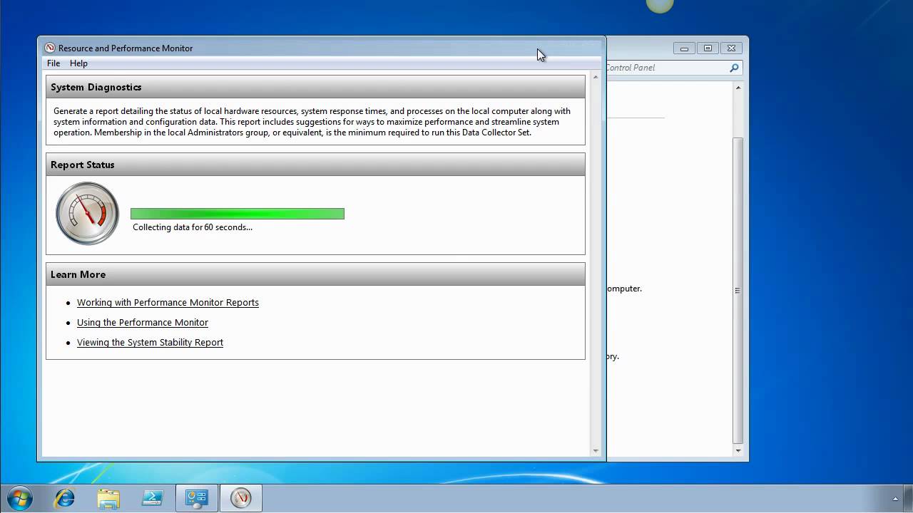 System Configuration and Performance Reporting in Windows 7 - YouTube