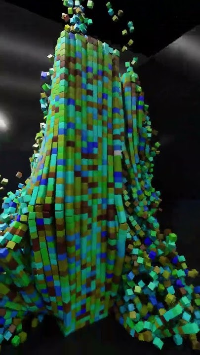 rigid body physics blender 3d animation #satisfying #viral #blender #b3d #3danimation - YouTube