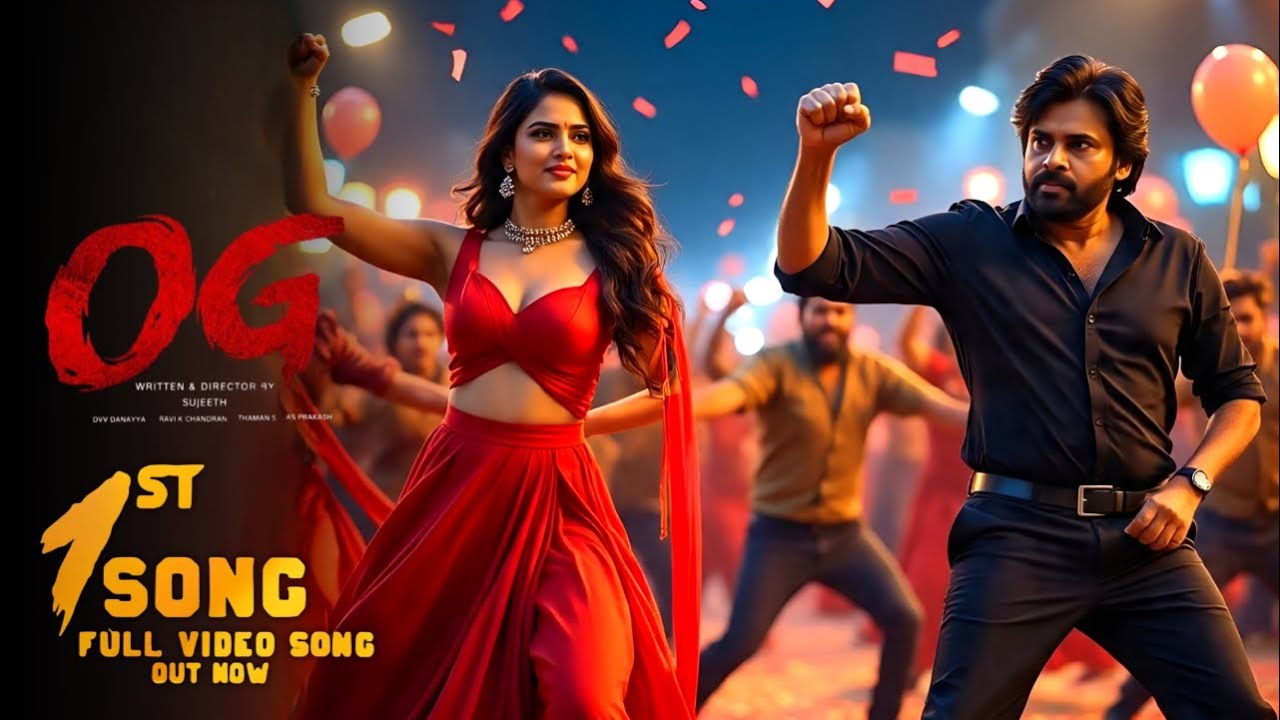 OG 1st song Lyrical Video | Pawan Kalyan , Priyanka Mohan , Thaman ...