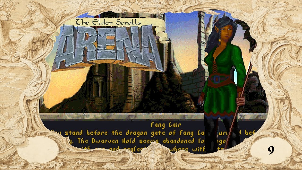 Let's Play The Elder Scrolls: I Arena! Part 9 - Into Fang Lair! - YouTube