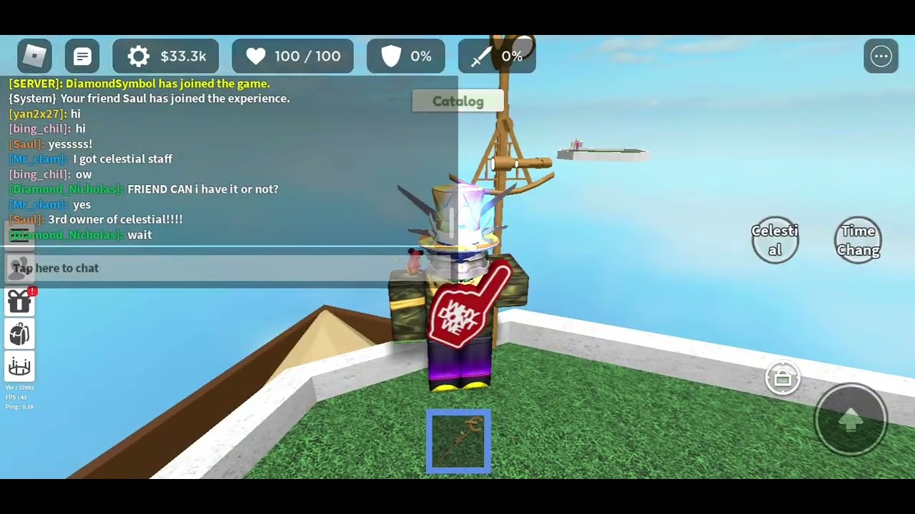 testing celestial staff - YouTube