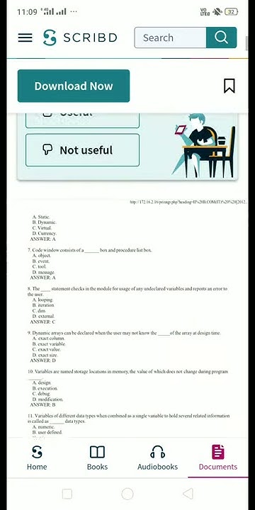 visual basic all units mcqs for bsc 6th sem mdu students - YouTube