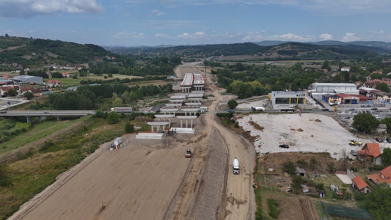 Petlja Preljina - spajanje autoputeva Miloš Veliki i Moravski koridor ...