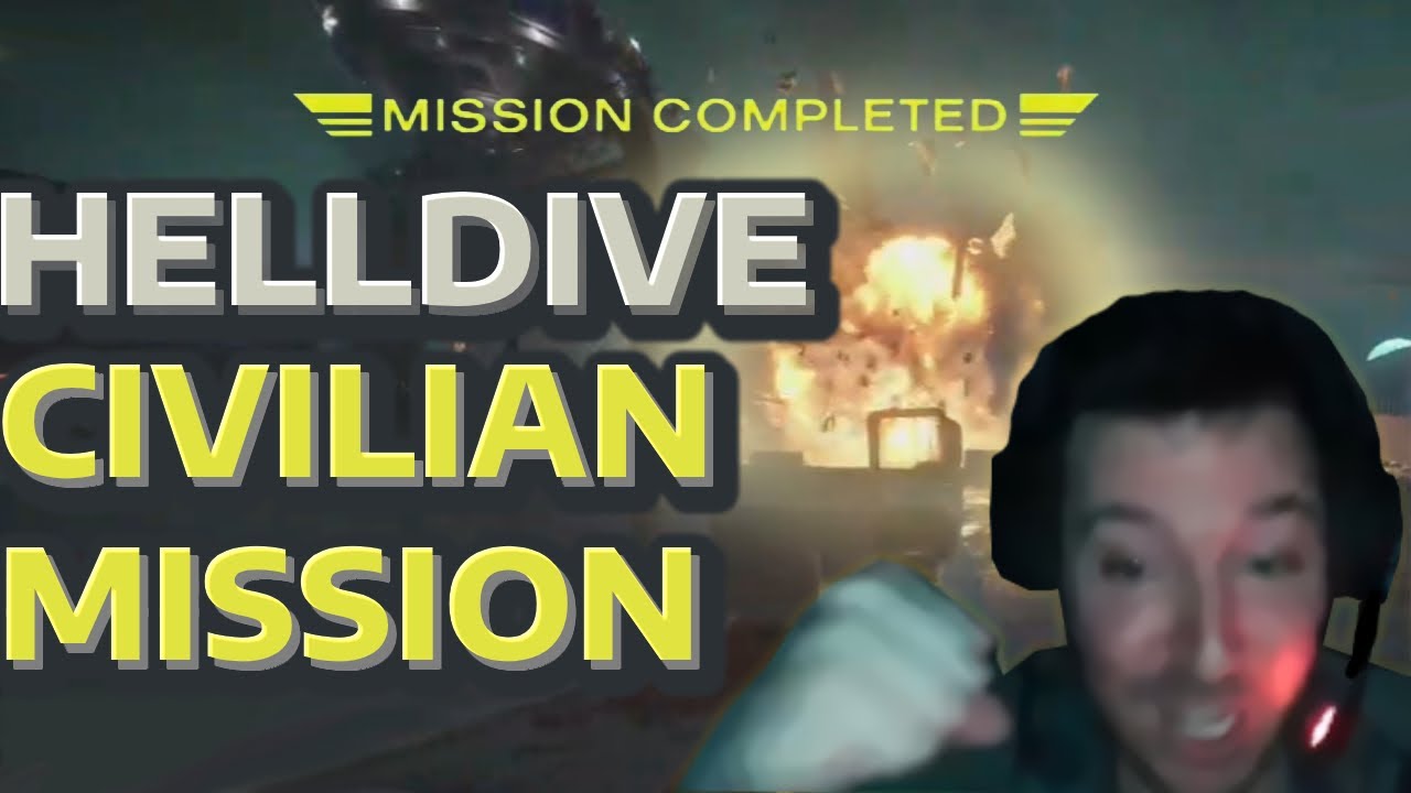 TUTORIAL Helldiver difficulty Civilian Mission HELLDIVERS 2 - YouTube