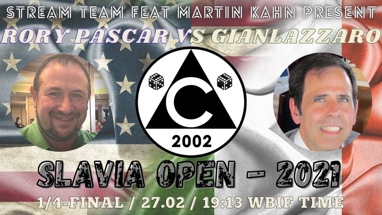 Slavia Open 2021 / 1/4 final / Rory Pascar (USA) - Gianlazzaro Sanna ...