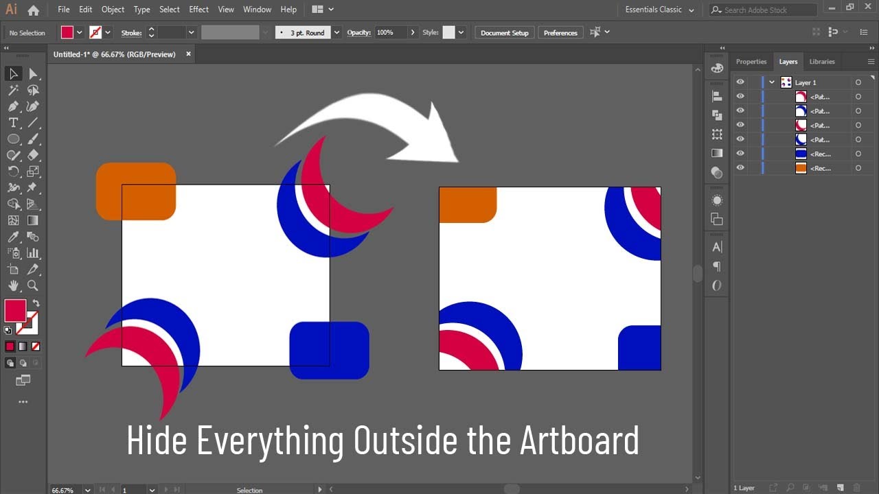 Adobe Illustrator Hide Everything Outside The Artboard Trim View Tutorial In Hindi adobe-illustrator-hide-everything-outside-the-artboard-trim-view-tutorial-in-hindi