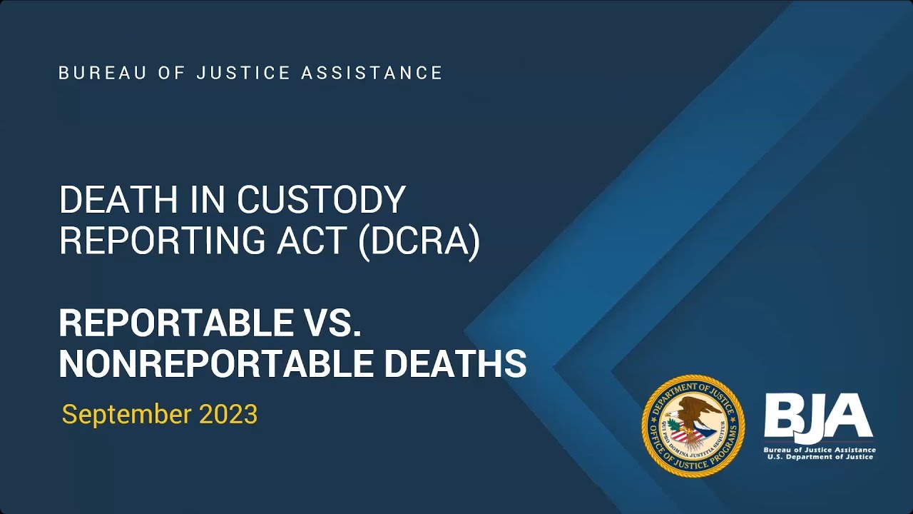 DCRA Training 2 of 6: Reportable vs. Non-Reportable Deaths - YouTube