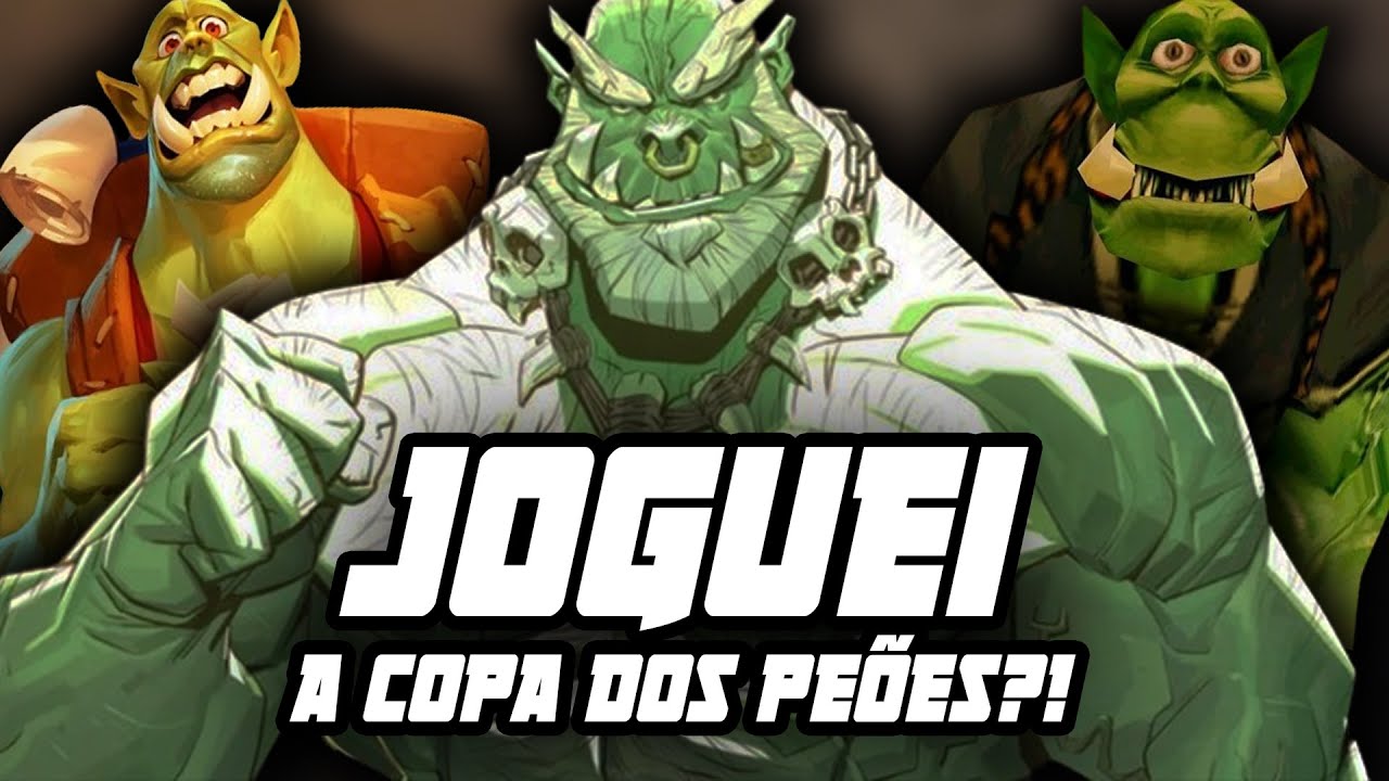 WARCRAFT 3 REFORGED: GAMEPLAY DE CAMPEONATO?! Joguei a COPA DOS PEÕES ...