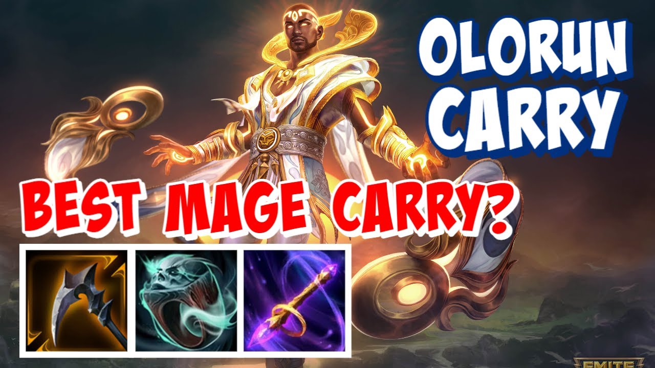CARRY OLORUN GAMEPLAY SMITE - BEST MAGE CARRY & RING BUILD OP? - YouTube