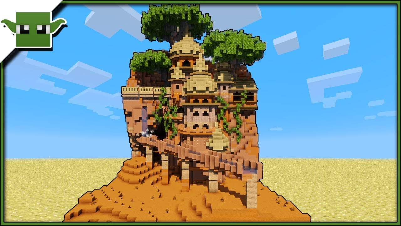 Desert Minecraft 50x50 Timelapse Speedbuild - YouTube