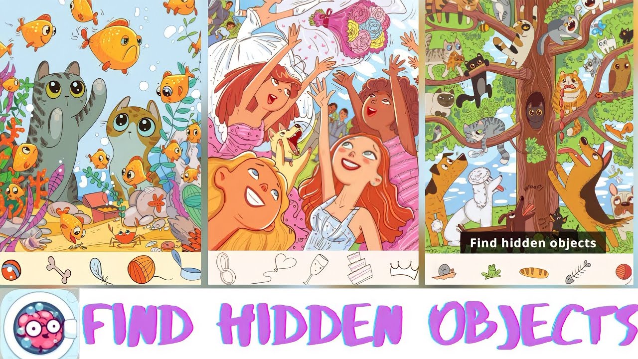 Find Hidden Objects Part 3 | Can You Spot The Object In The Picture ...