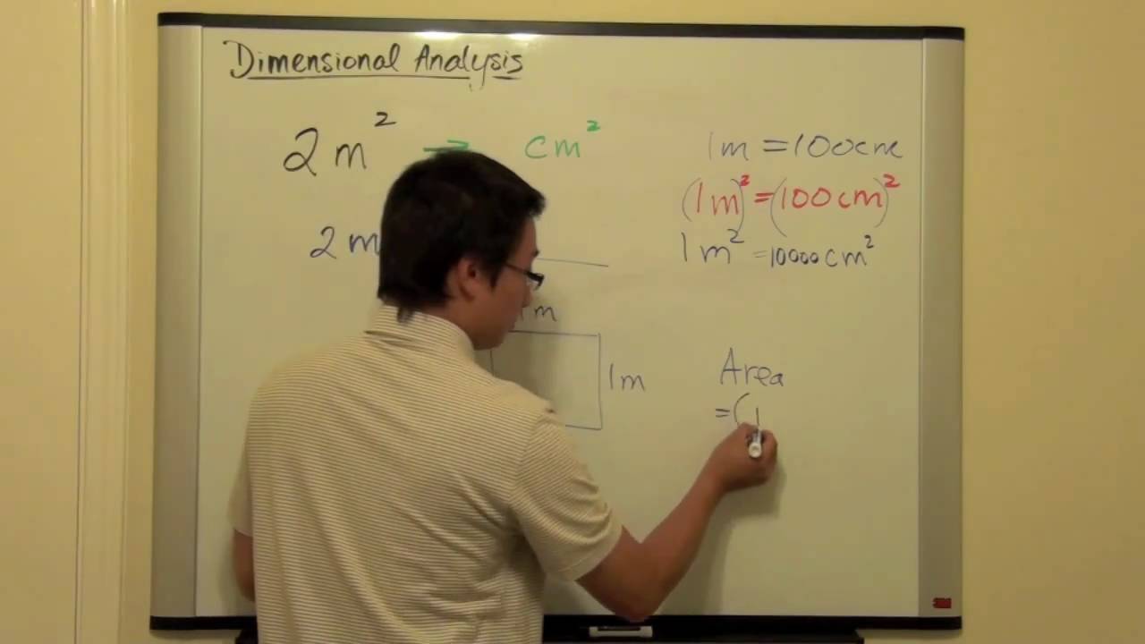[HD] Dimensional Analysis - Part 4 Conversion with a Power (New!) - YouTube