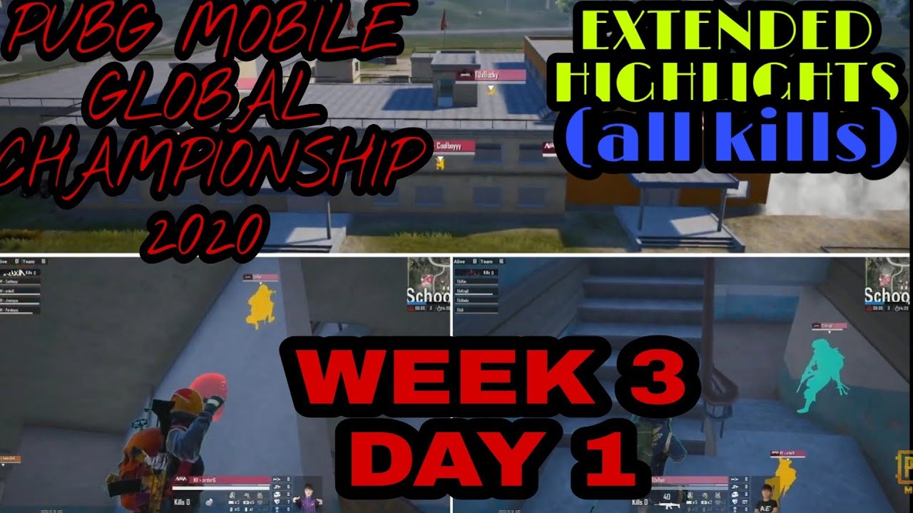 [ENGLISH] PMGC 2020 LEAGUES W3D1 | PUBG MOBILE GLOBAL CHAMPIONSHIP ...