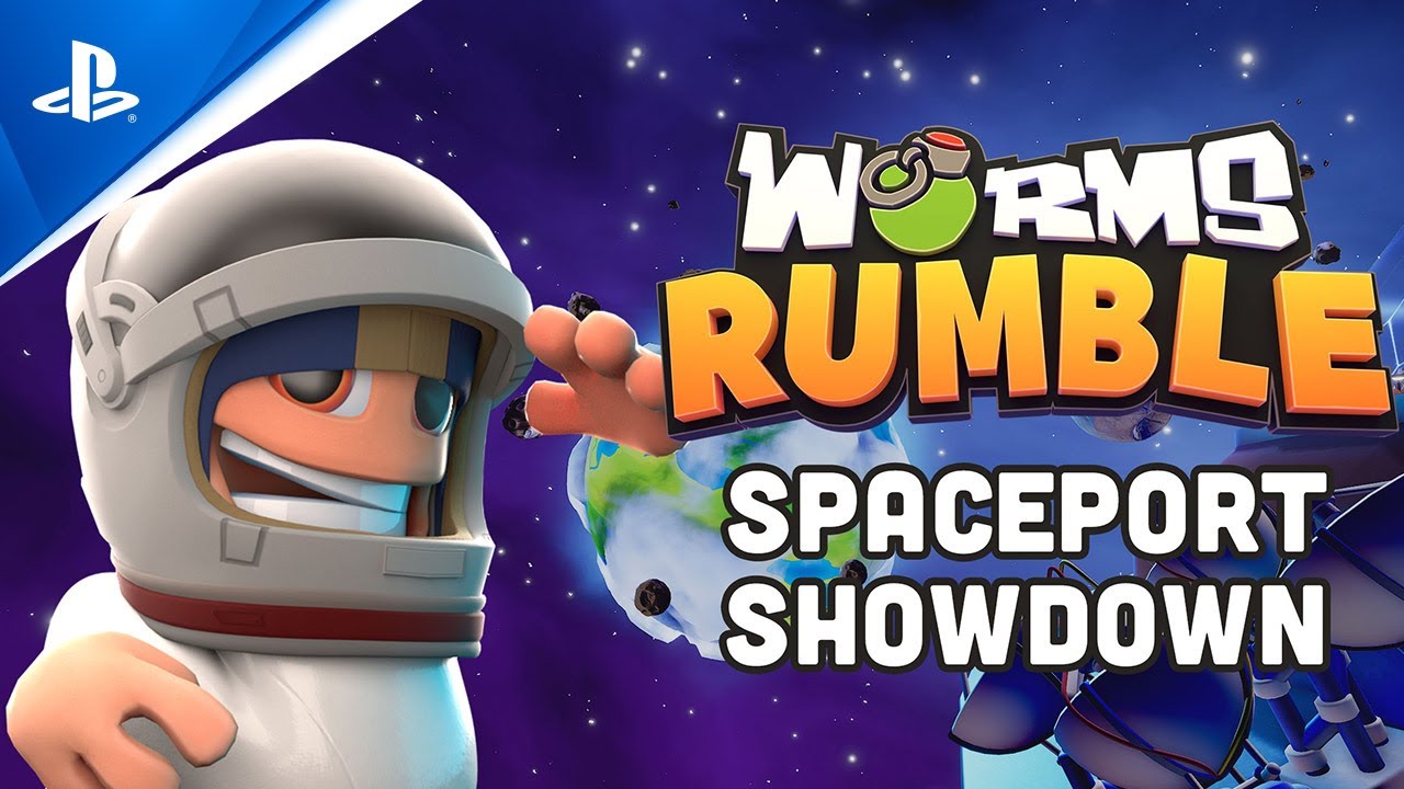 Worms Rumble - Spaceport Showdown Arena Trailer | PS5, PS4 - YouTube