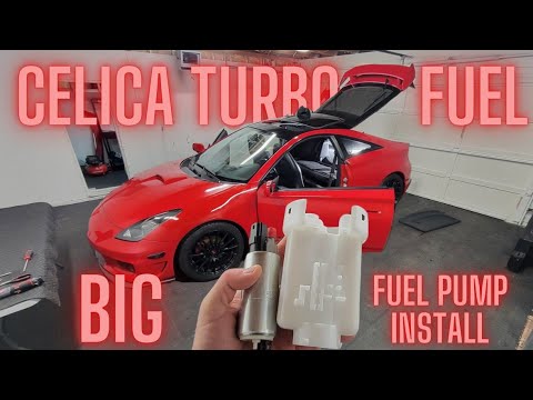 I Installed A BIG Celica GT-S TURBO FUEL PUMP - YouTube