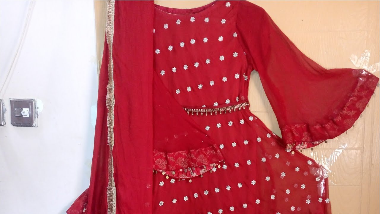 latest frock design| pure| unique design|frock |umbrella style ️ - YouTube