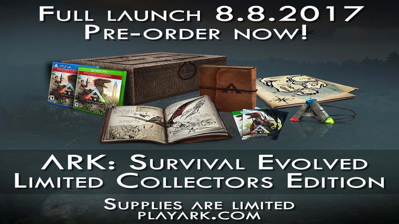 ARK edición de coleccionistas!! SE LANZARA 8.8.2017 PARA Xbox One/PS4 ...